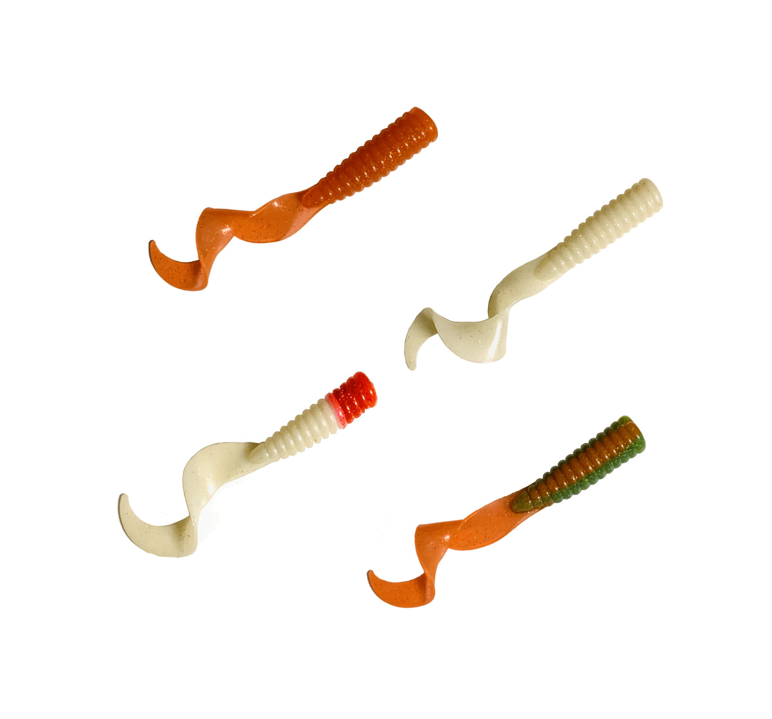 Mega Twister Bomb Large Curly Tail Grubs – Horker Soft Baits